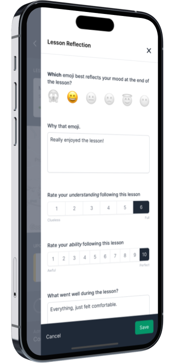 Award winning business management app for your driving school.